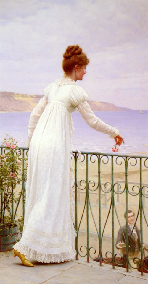 Edmund Blair Leighton’s sentimental paintings of the Regency era | Jane ...