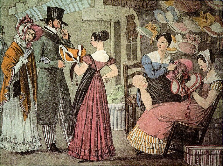 Parisian Milliner’s Advice in 1801 to a Visiting Lady: Regency Fashion ...