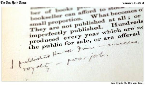Marginalia: In the 18th & 19th centuries it was the custom to write in ...