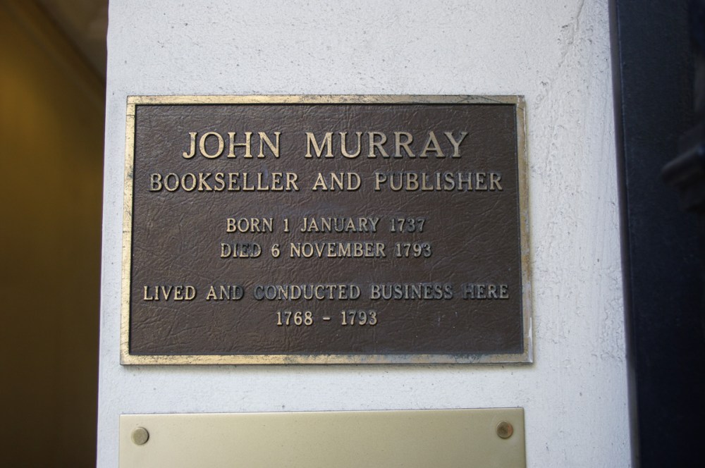 John Murray, Bookseller and Publisher of Jane Austen Novels | Jane ...