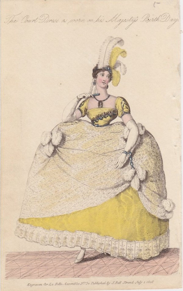 Awkward! The Regency Court Gown: Regency Fashion | Jane Austen's World