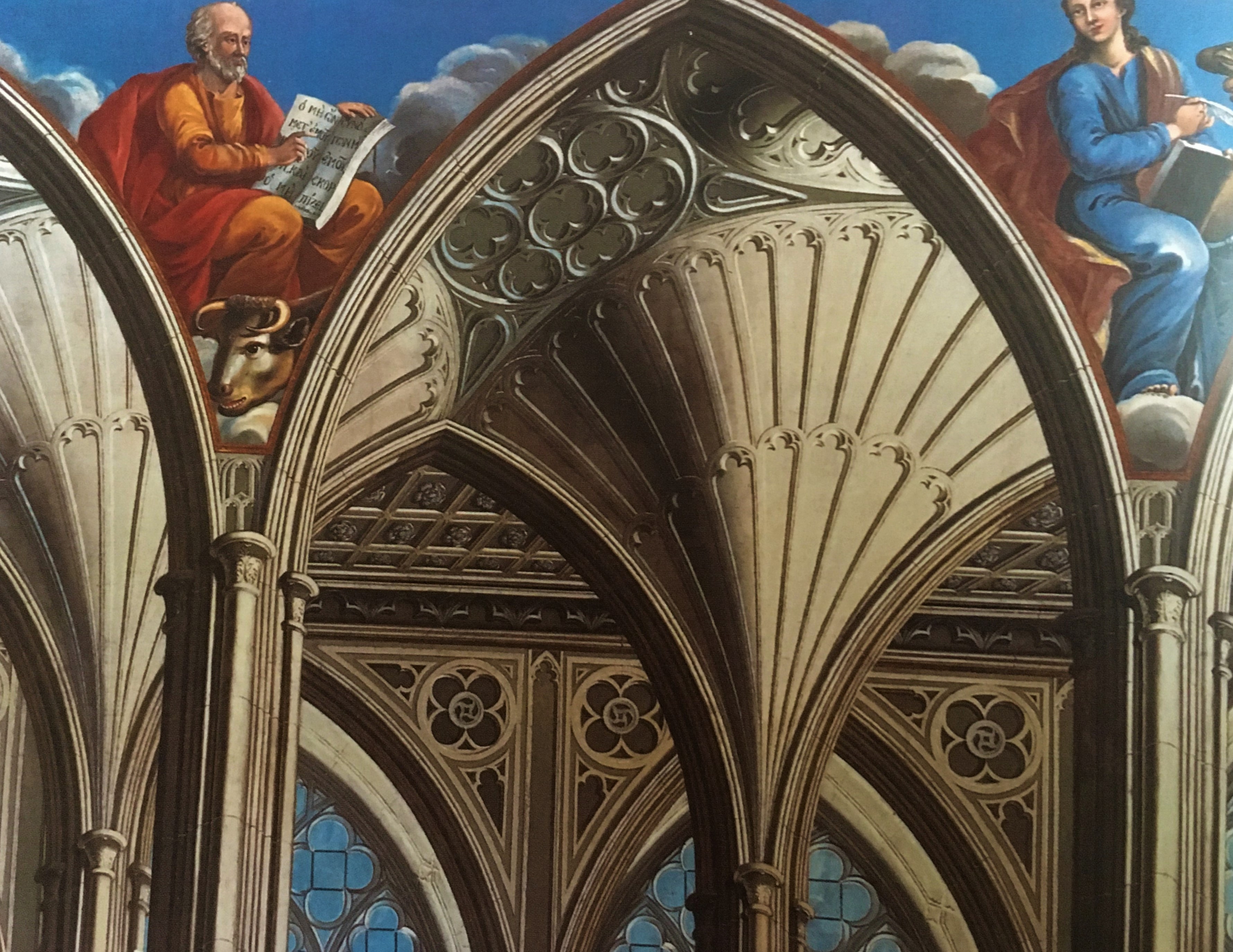 (Photo K)Trompe l’oeil in the chapel National Trust picture | Jane ...